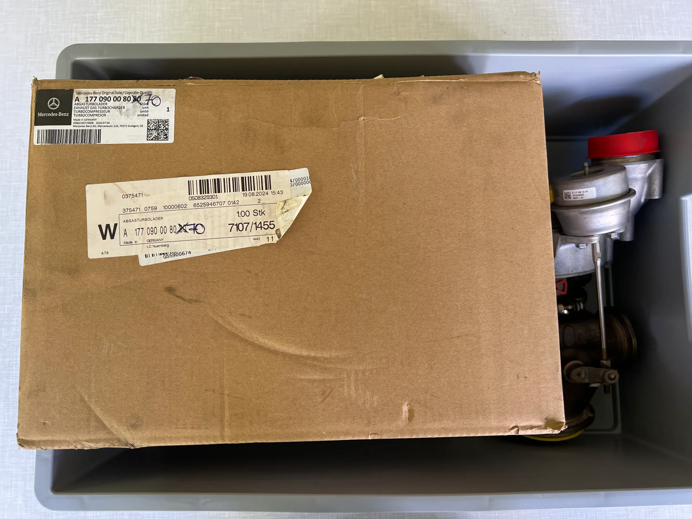 Original Mercedes-Benz Abgasturbolader A1770900080 NEU | Camp-Parts